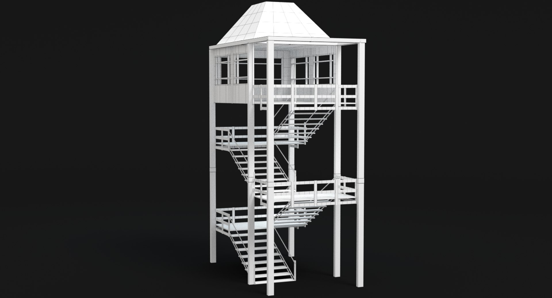 3D Tower Model - TurboSquid 1287410