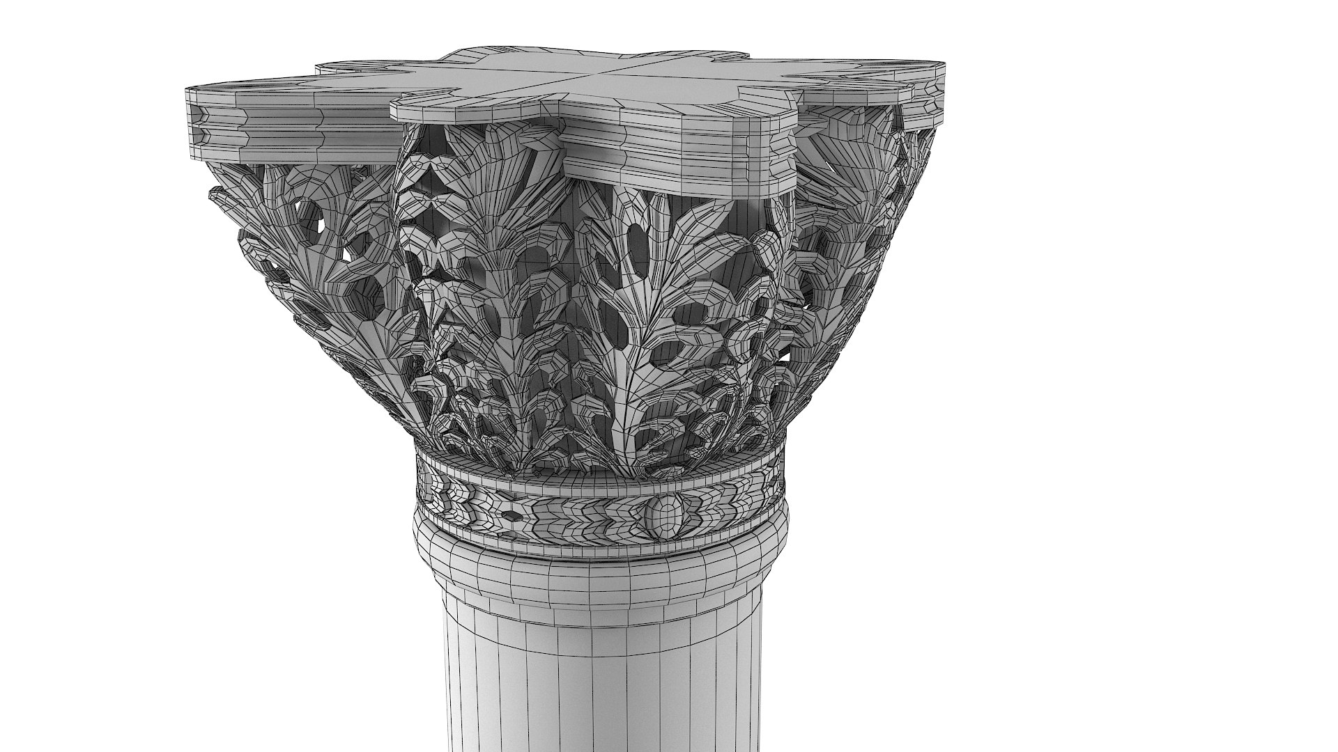 3D Model Gothic Column - TurboSquid 1788383