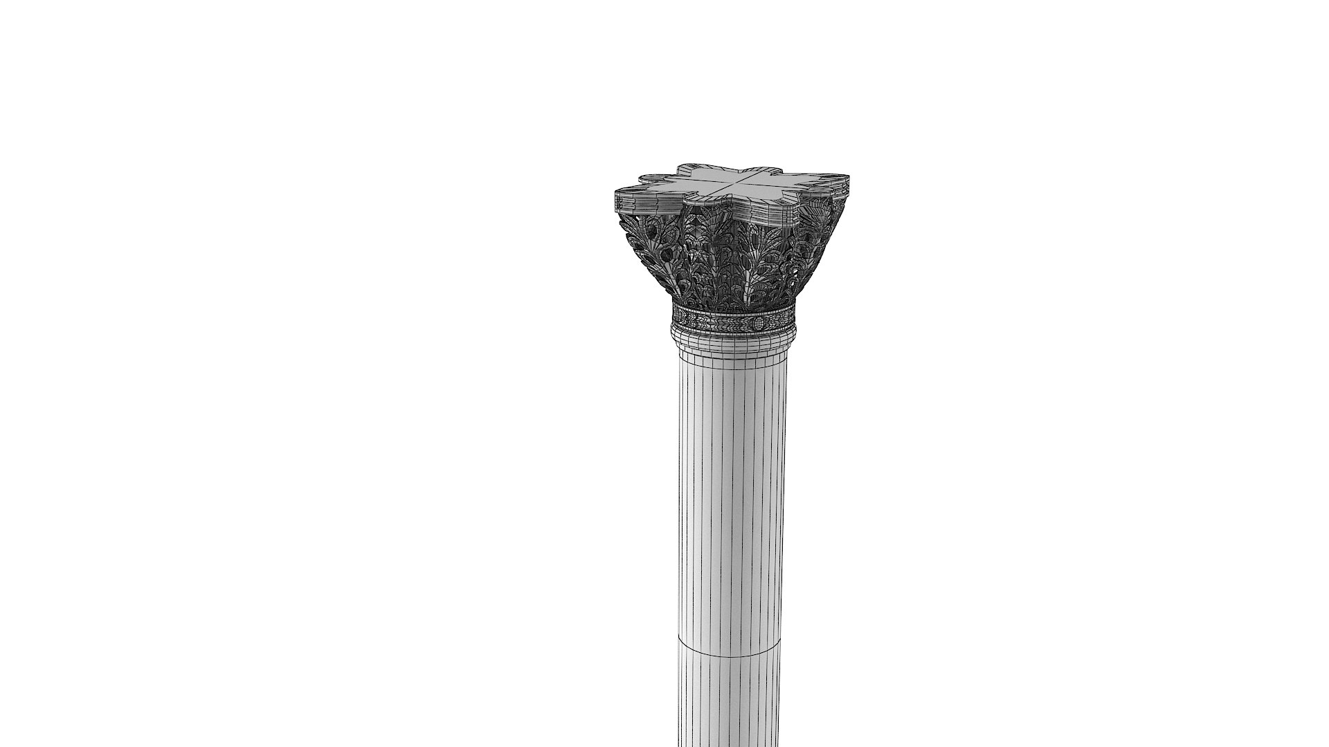 3D Model Gothic Column - TurboSquid 1788383
