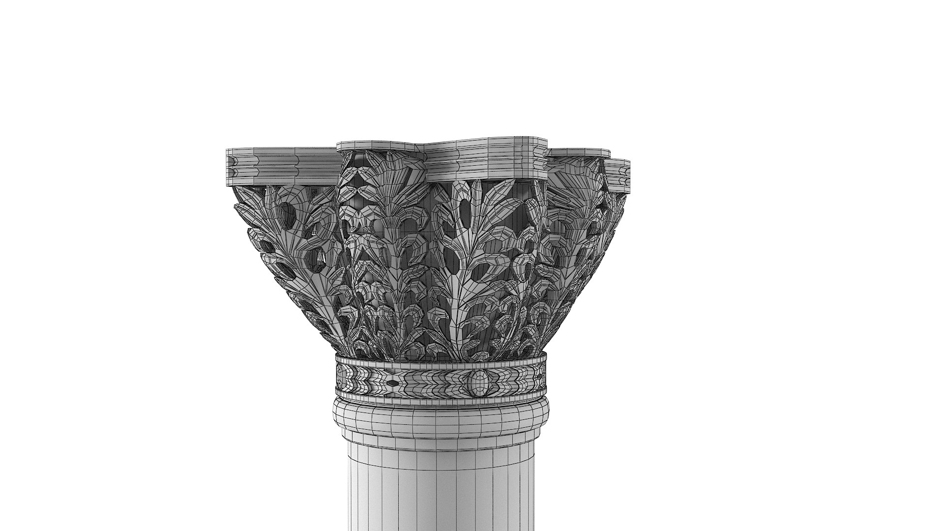 3D Model Gothic Column - TurboSquid 1788383