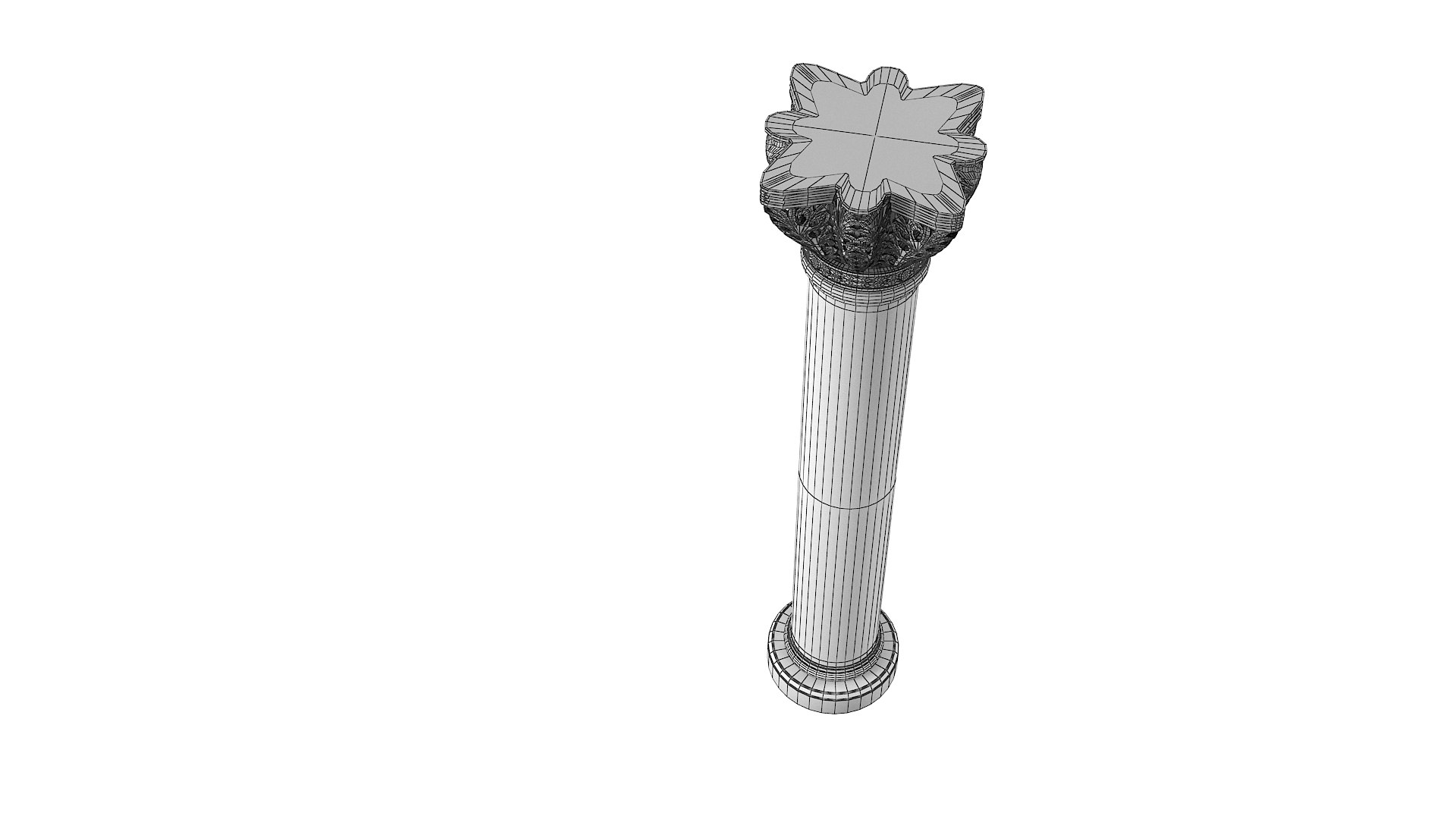 3D Model Gothic Column - TurboSquid 1788383