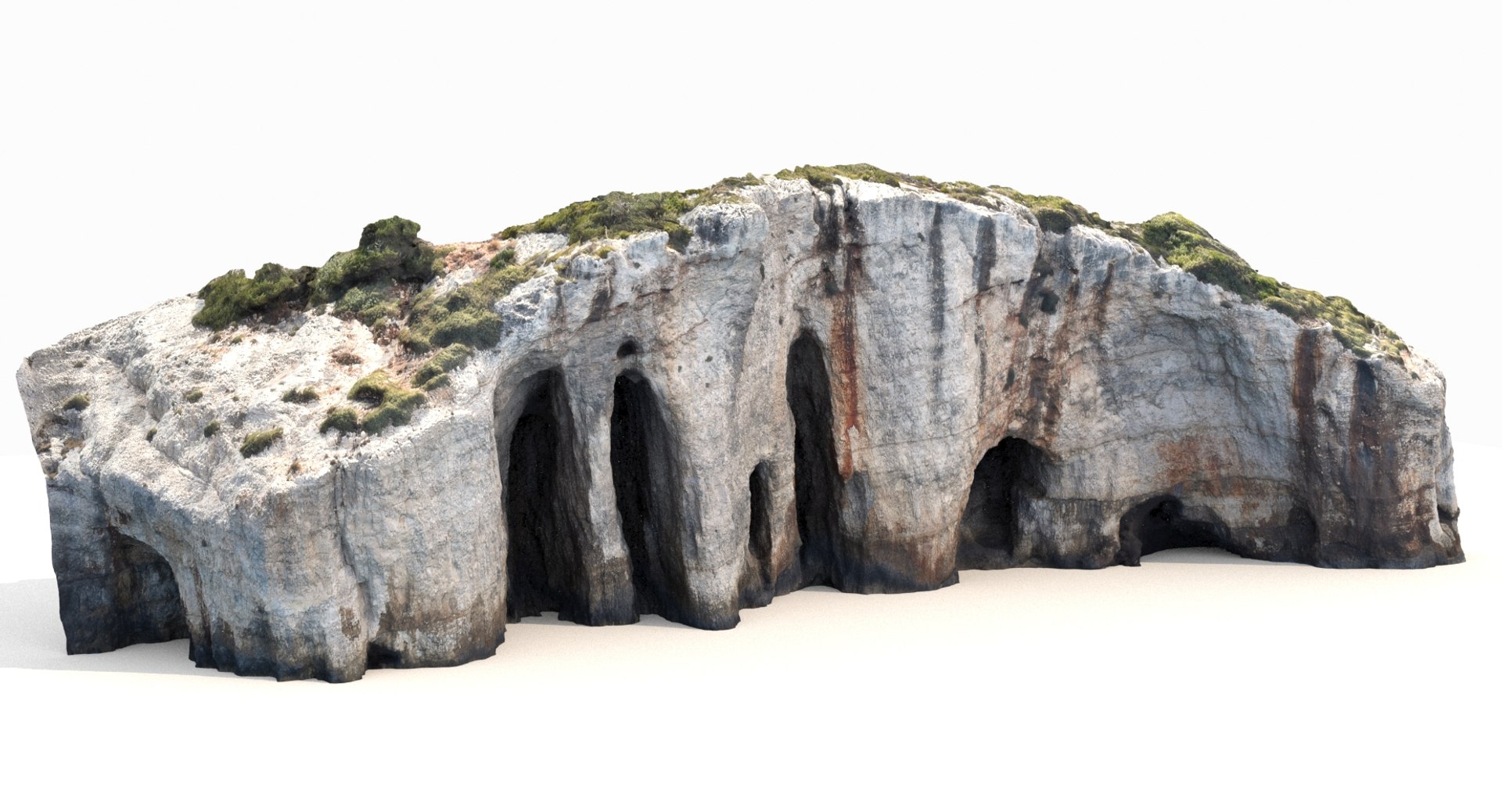 3D mediterranean cliffs model - TurboSquid 1210567