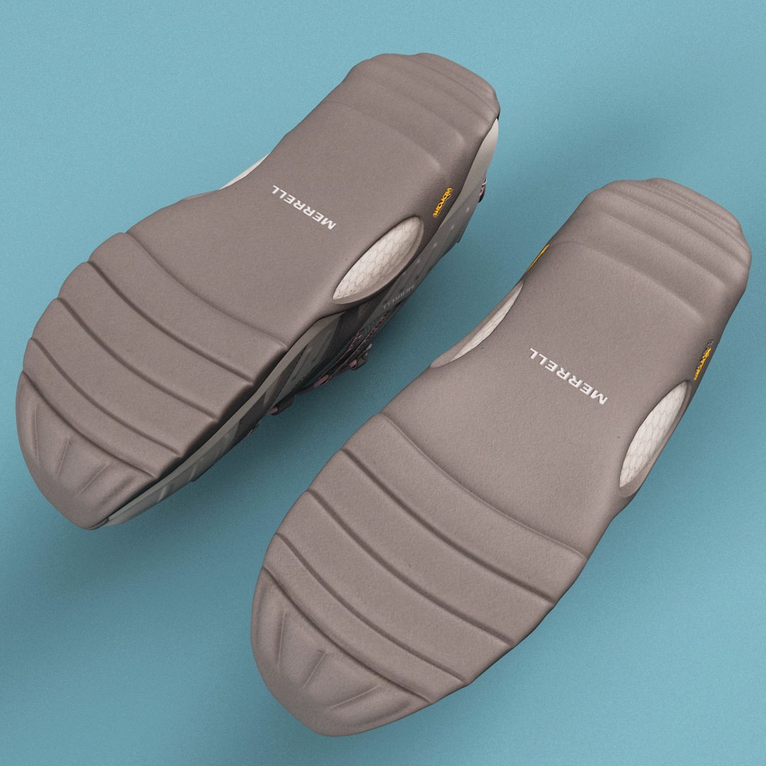 3d Mens Shoes Merrell Model