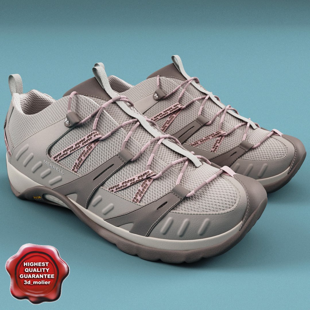 3d Mens Shoes Merrell Model
