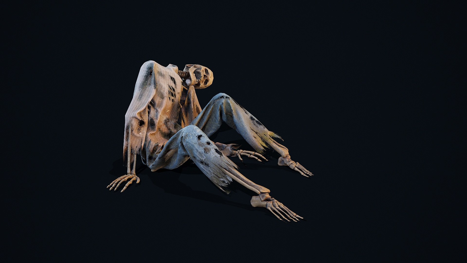 Skeleton Remains 5 3D Model - TurboSquid 2380606