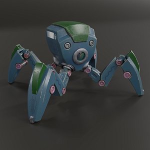 Robot Spider Blender Models for Download | TurboSquid