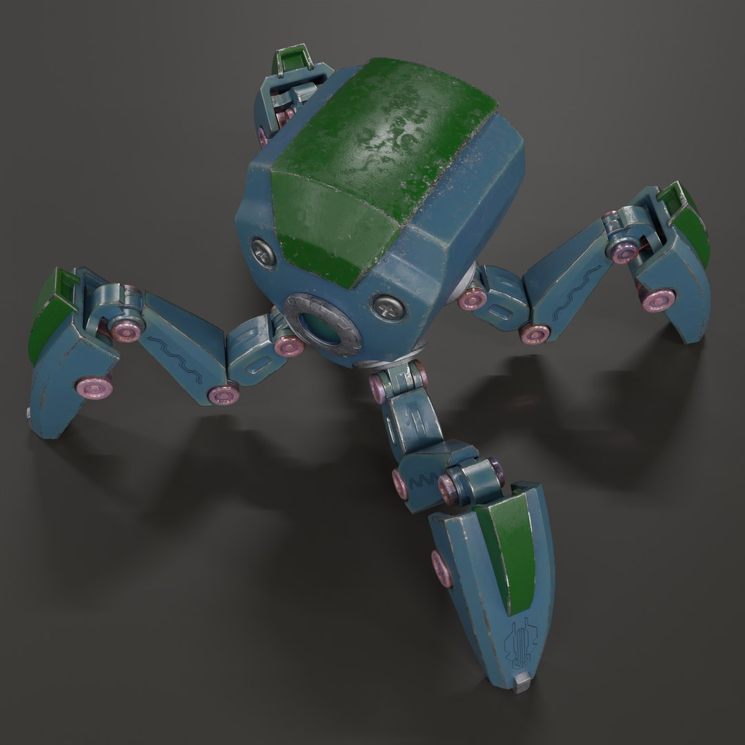Spider Spy Droid Model - TurboSquid 2205317