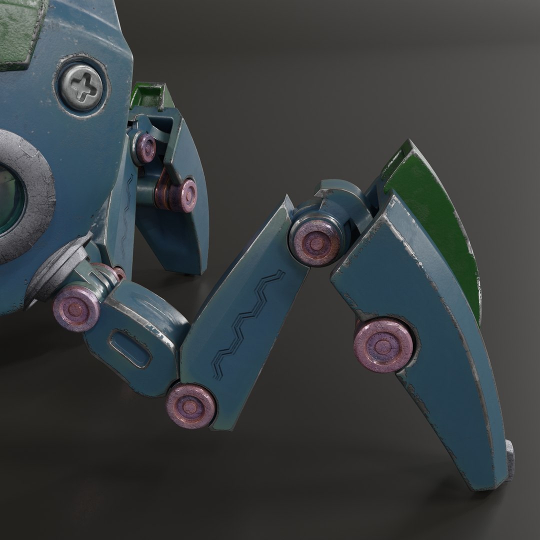 Spider Spy Droid Model - TurboSquid 2205317