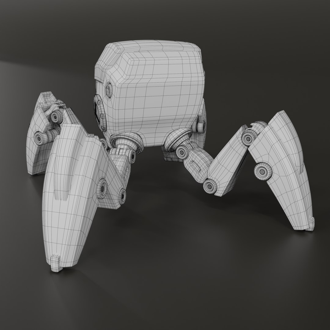 Spider Spy Droid Model - TurboSquid 2205317