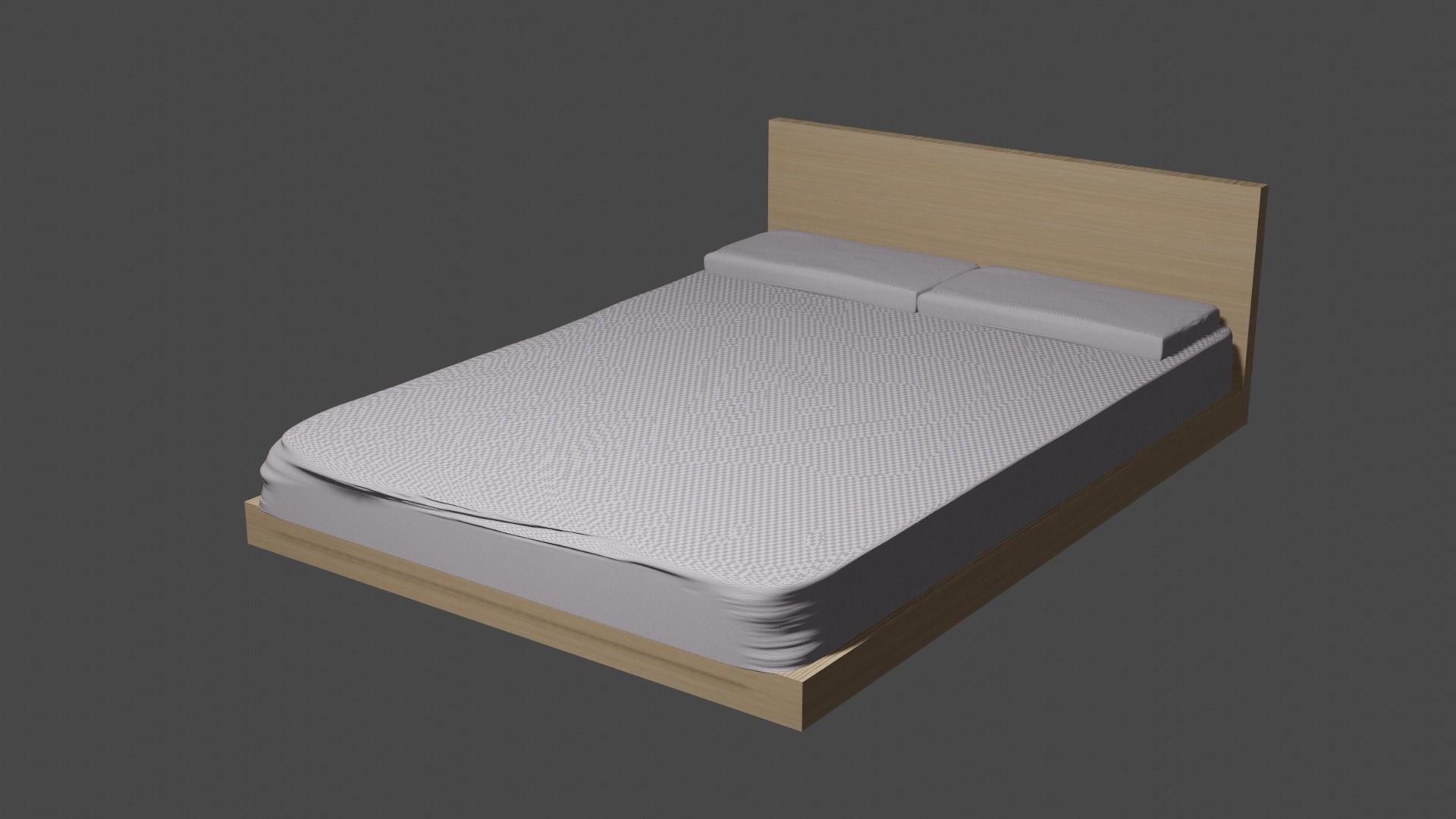 Bed Model - TurboSquid 1840598