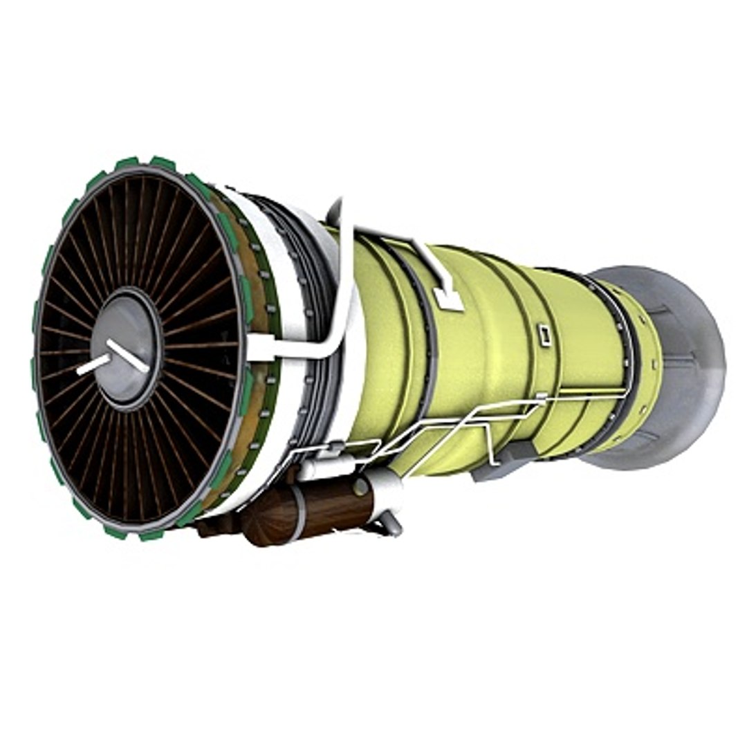 Jet Turbine 3d C4d