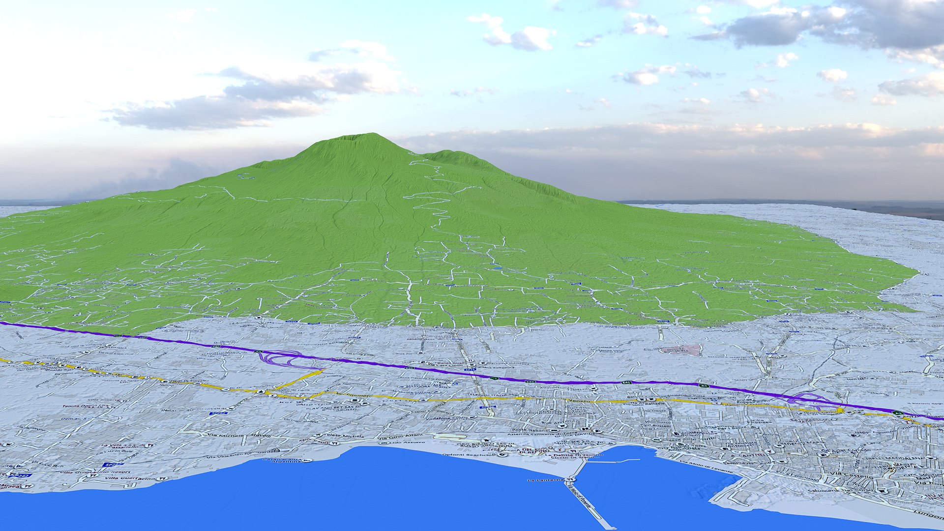 3D Mount Vesuvius - TurboSquid 1949075