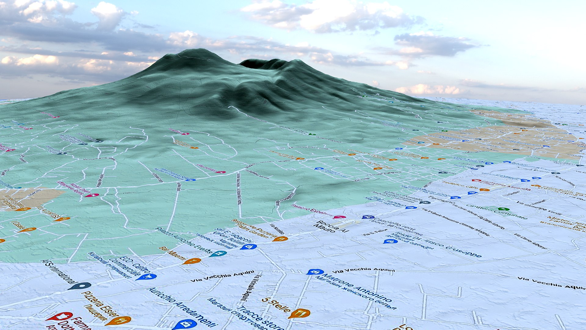 3D Mount Vesuvius - TurboSquid 1949075