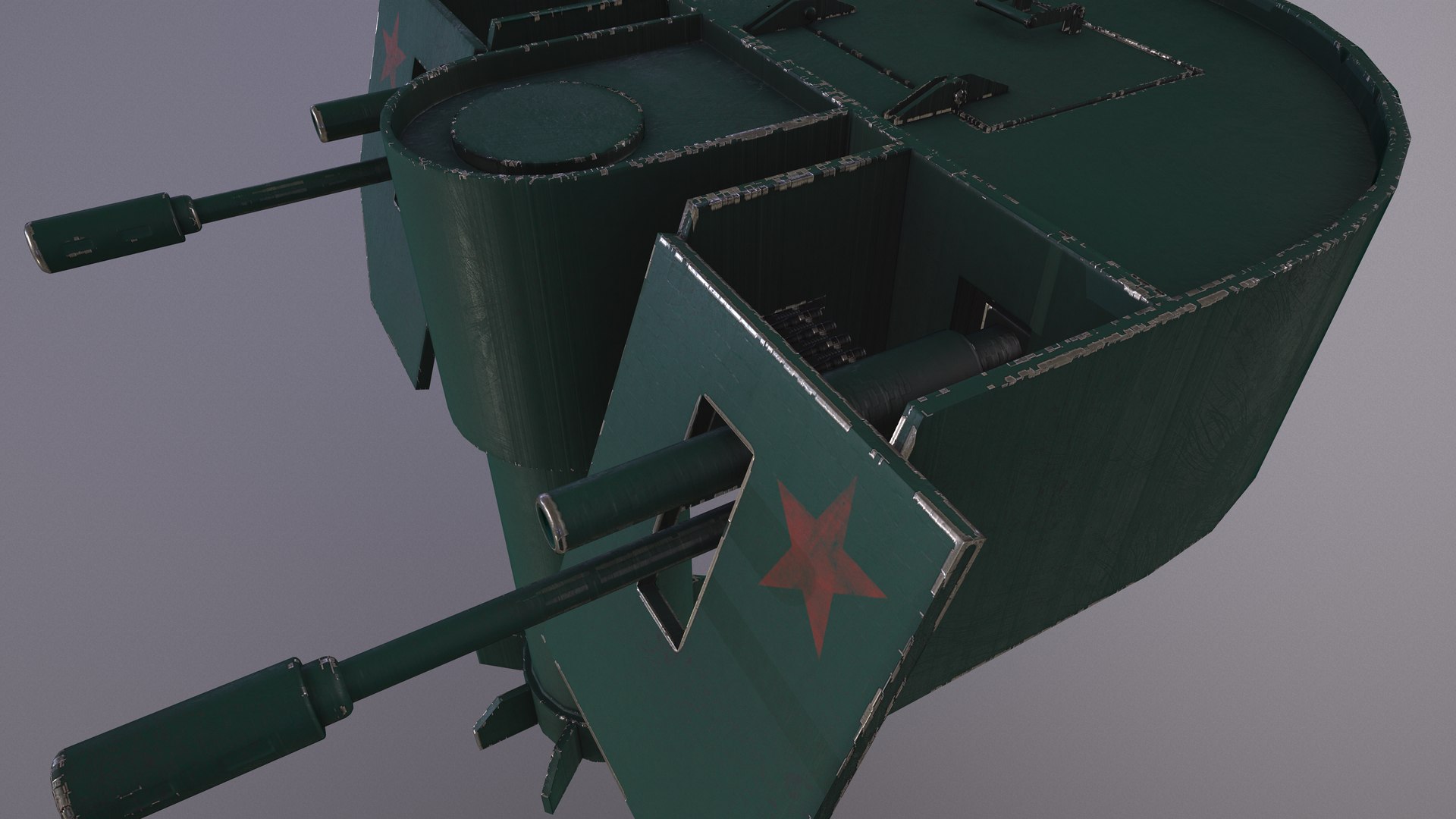 3D Automatic military turret - TurboSquid 1811046