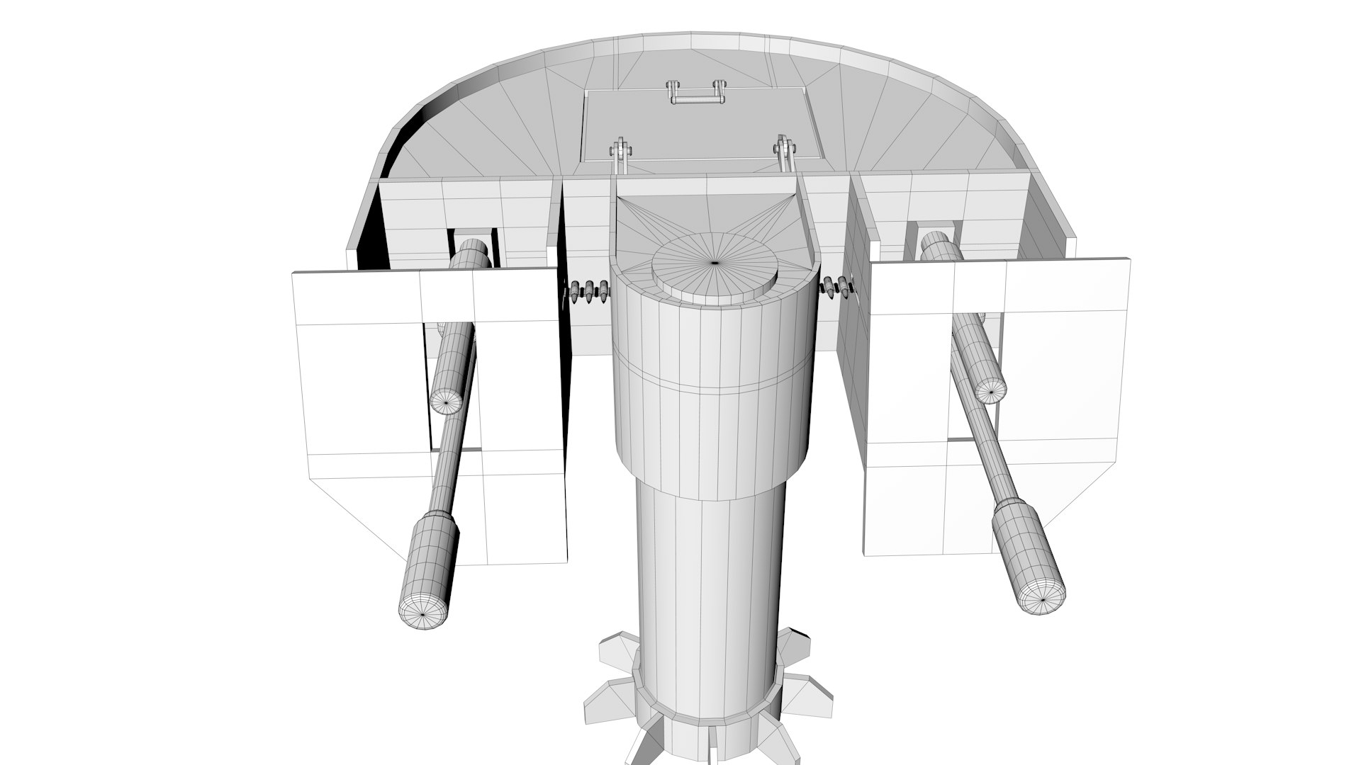 3D Automatic military turret - TurboSquid 1811046
