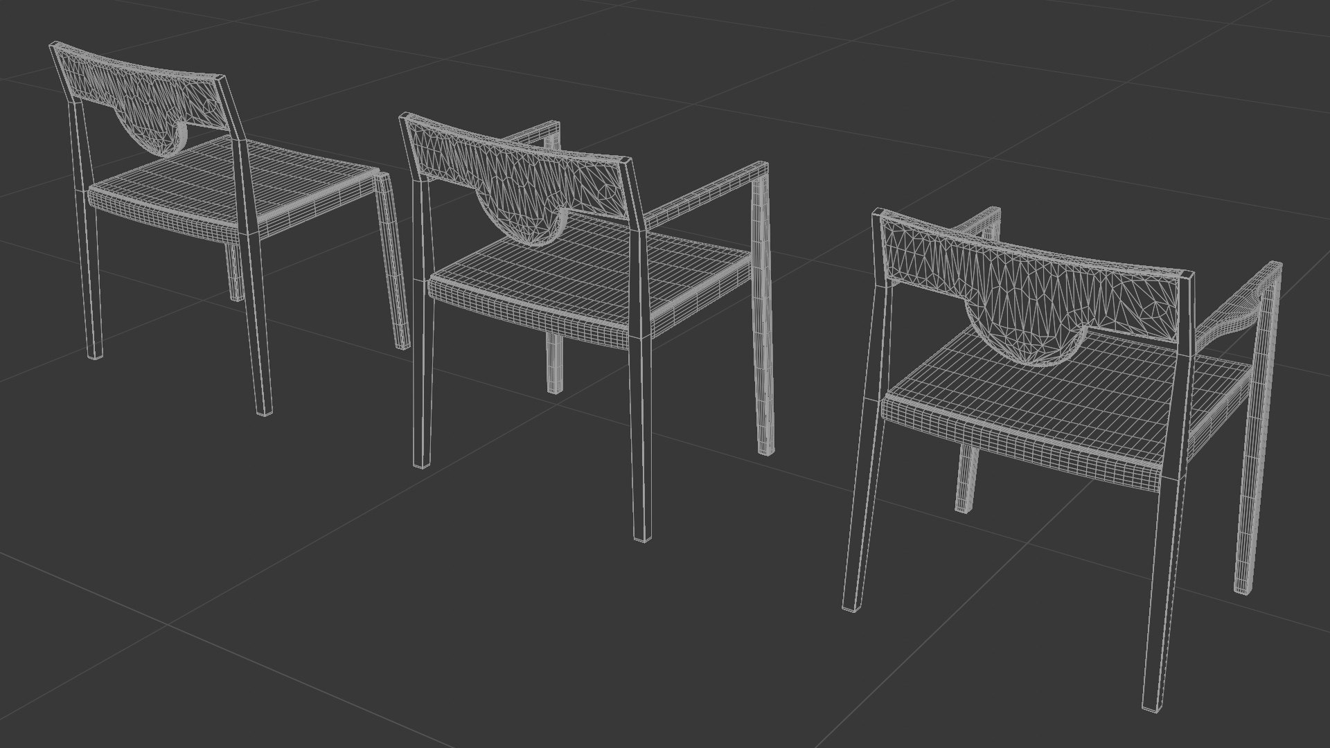 3D Wooden Chair - TurboSquid 2236558