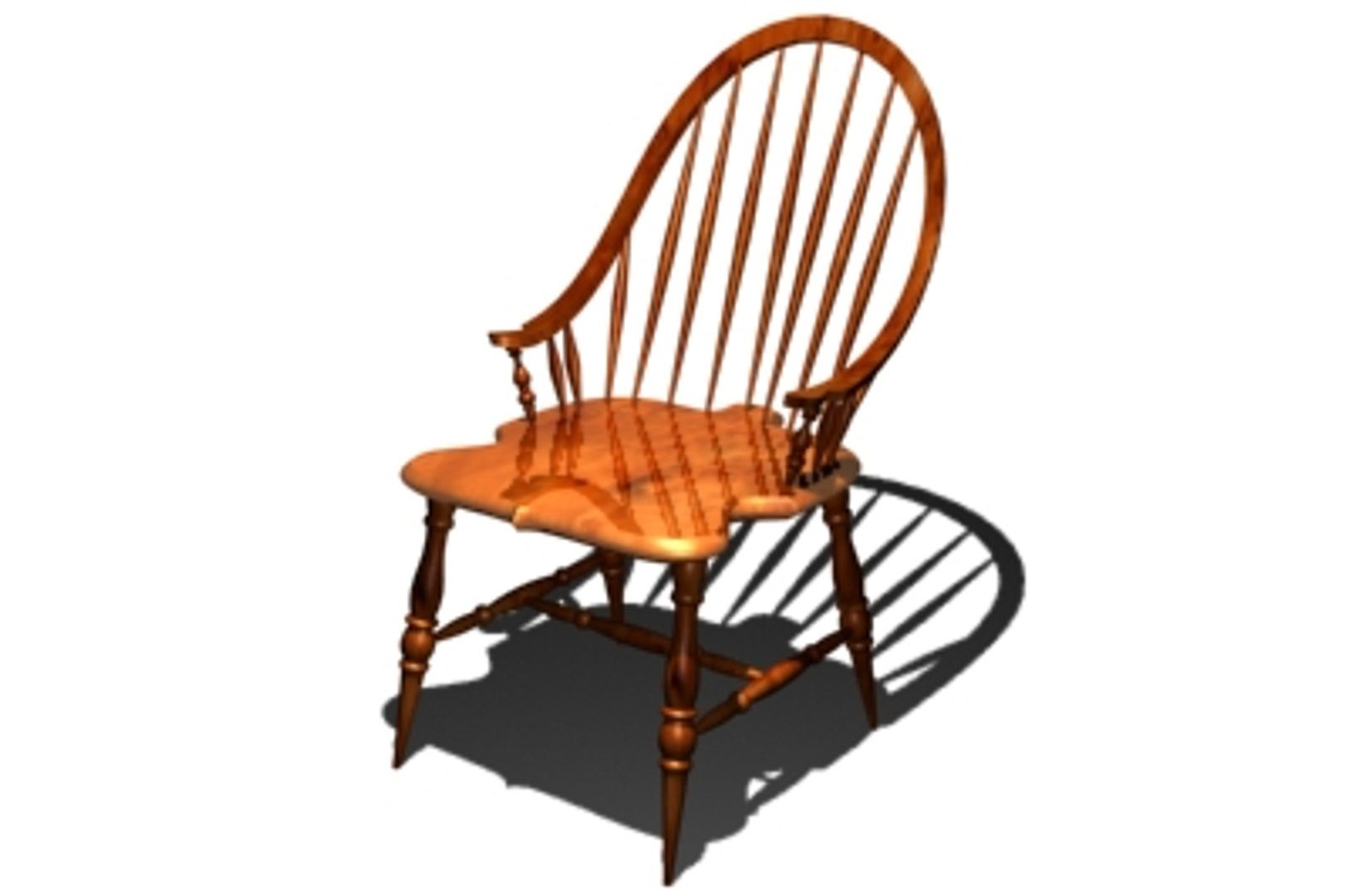 3d Windsor Dining Chair Model