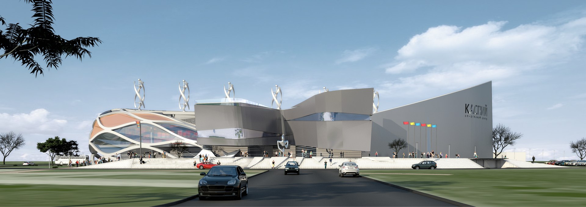 3D Sports Complex 01 - TurboSquid 1751303