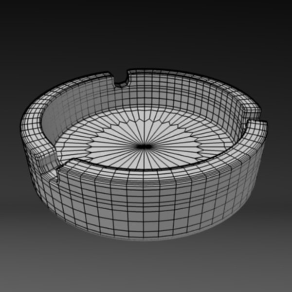 3d ashtray ash tray model