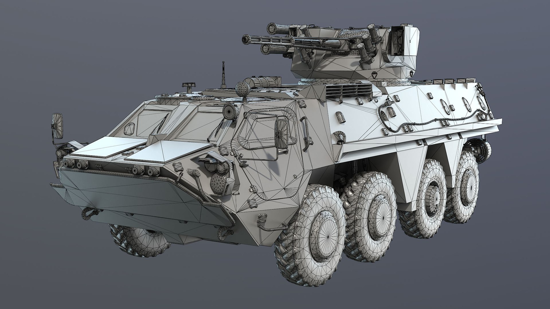 BTR-4E Game Ready 3D - TurboSquid 1927381