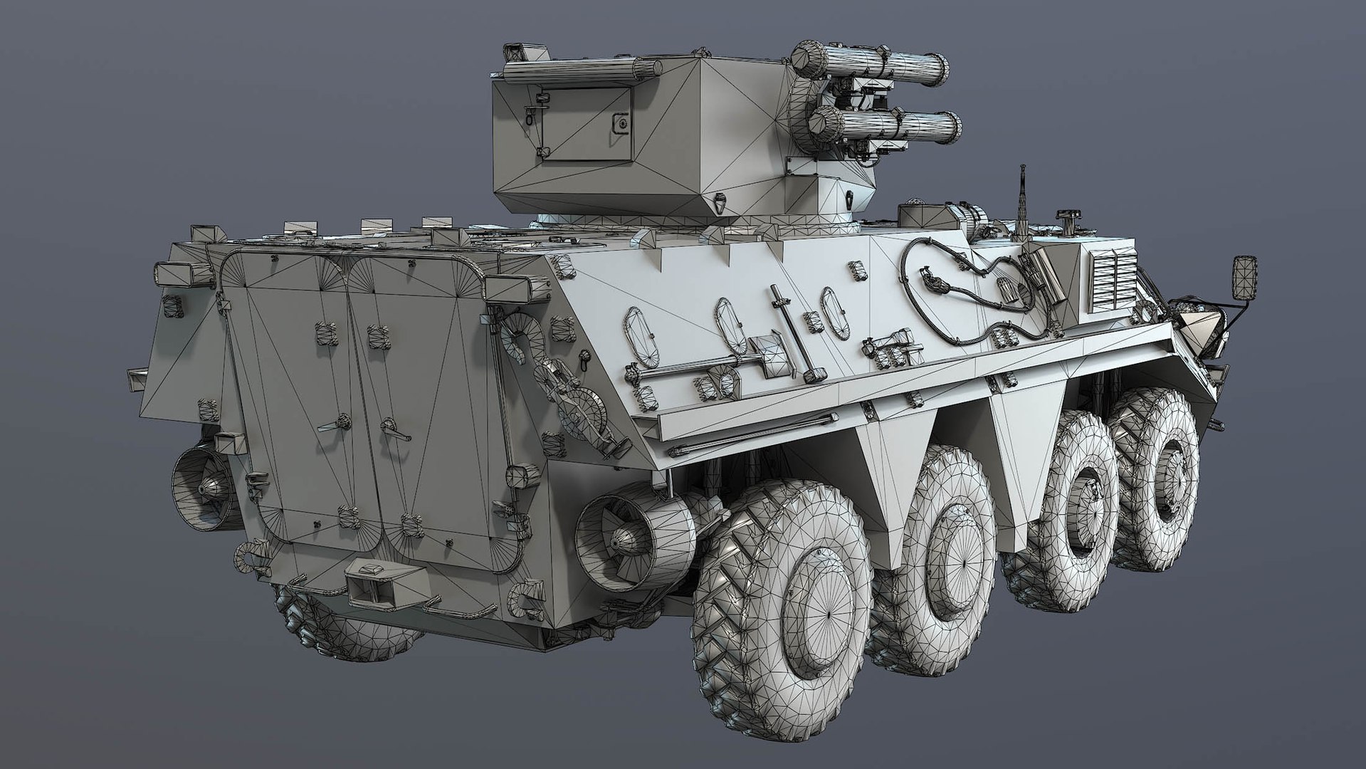 BTR-4E Game Ready 3D - TurboSquid 1927381