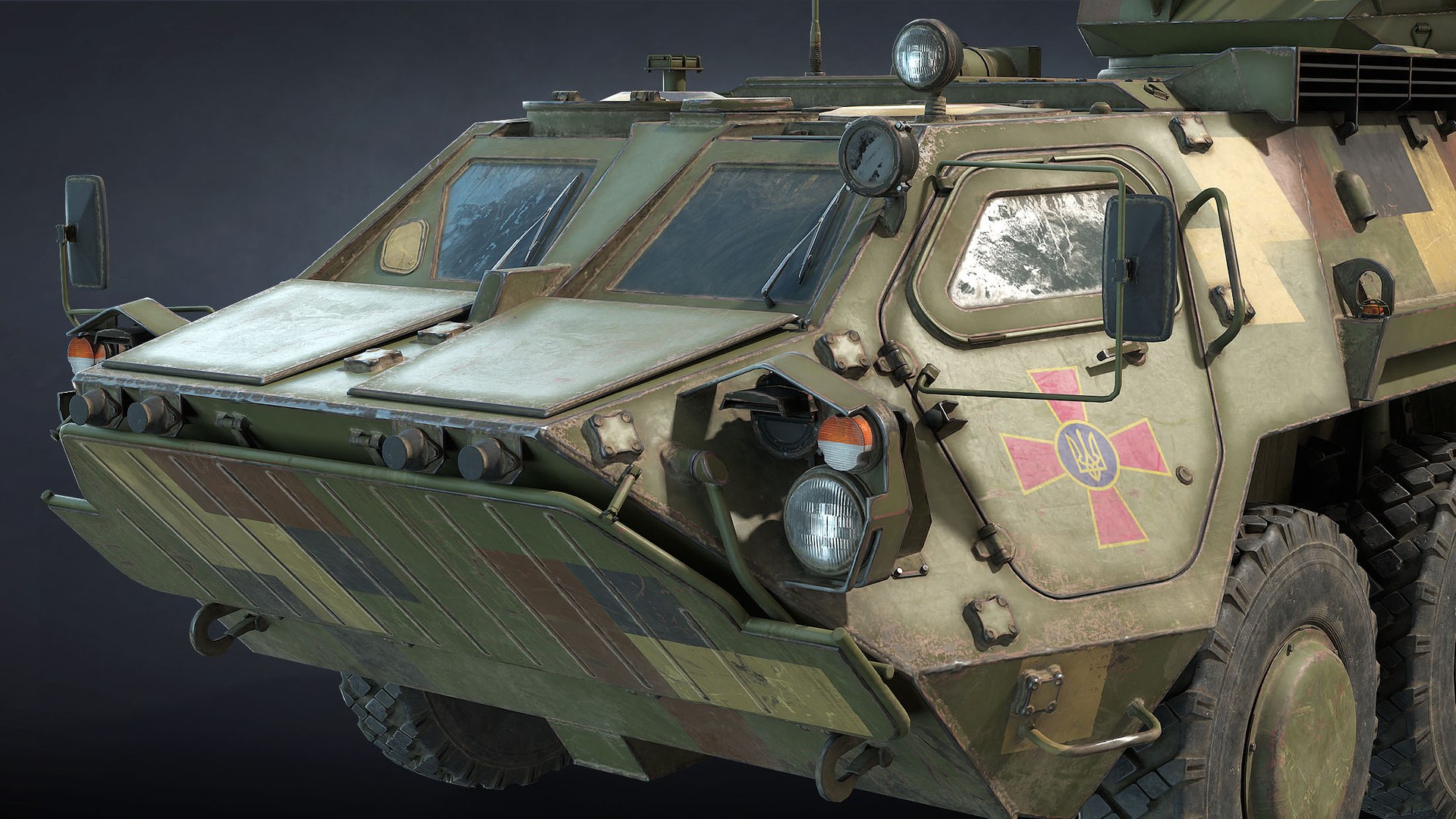 BTR-4E Game Ready 3D - TurboSquid 1927381