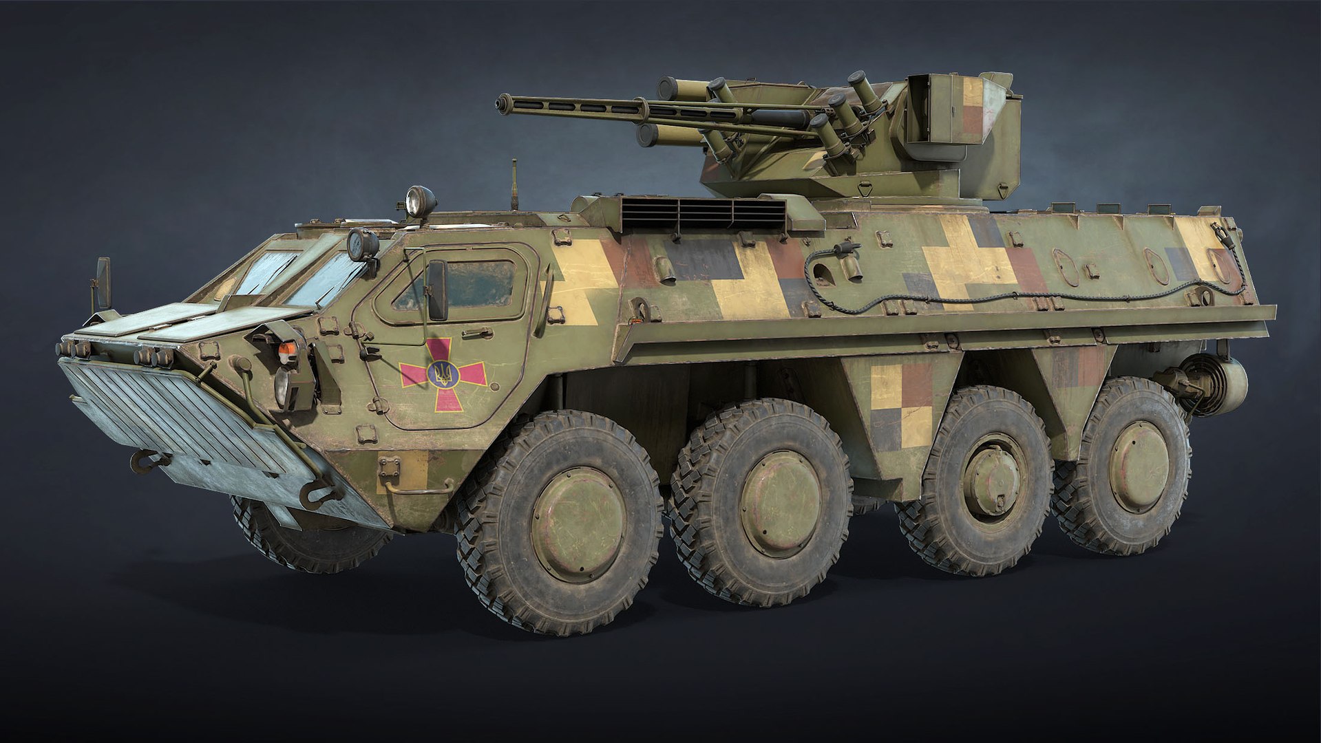 BTR-4E Game Ready 3D - TurboSquid 1927381