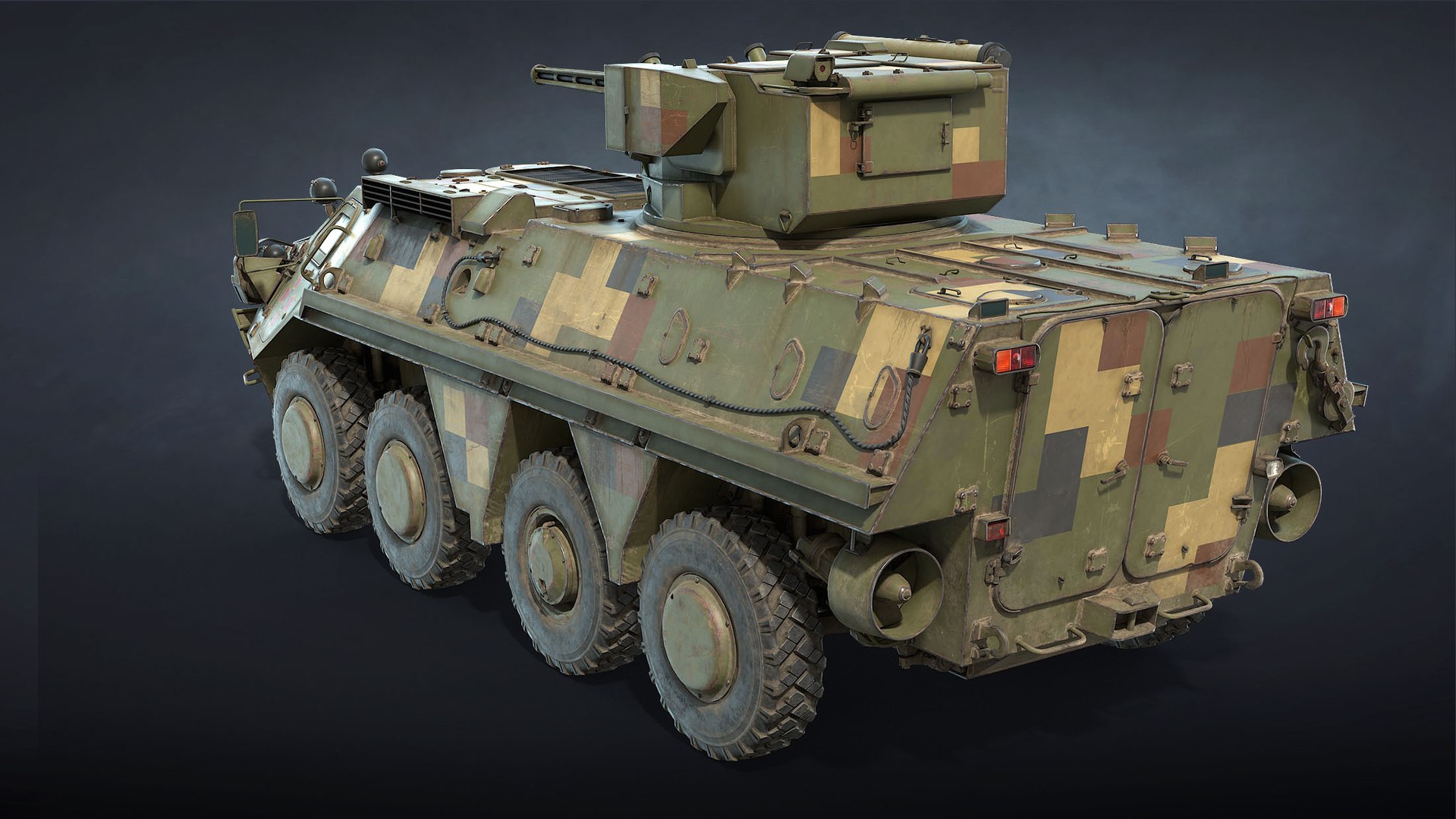 BTR-4E Game Ready 3D - TurboSquid 1927381