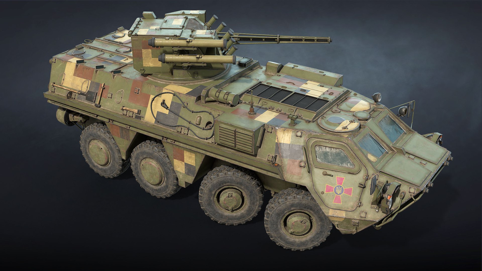 BTR-4E Game Ready 3D - TurboSquid 1927381