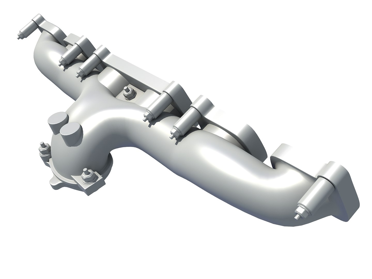 3D Model Exhaust Manifolds V12 - TurboSquid 1390250