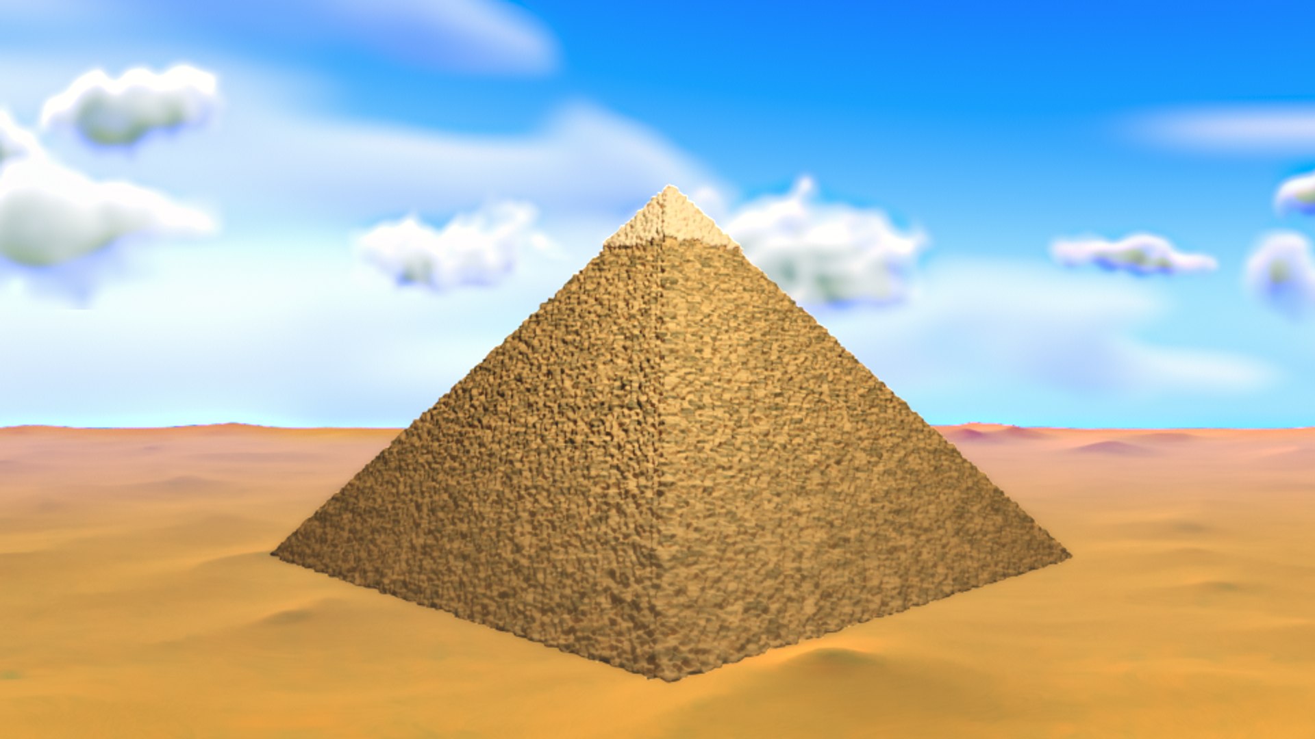 3D Basic Pyramid Giza - TurboSquid 1519693