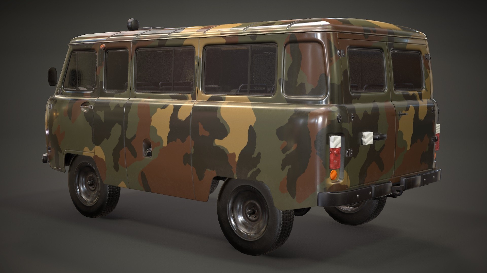 Ready Uaz 452 2206 3d Max