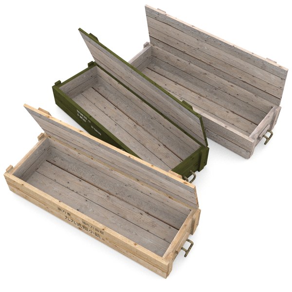 3ds max military crates wwii army