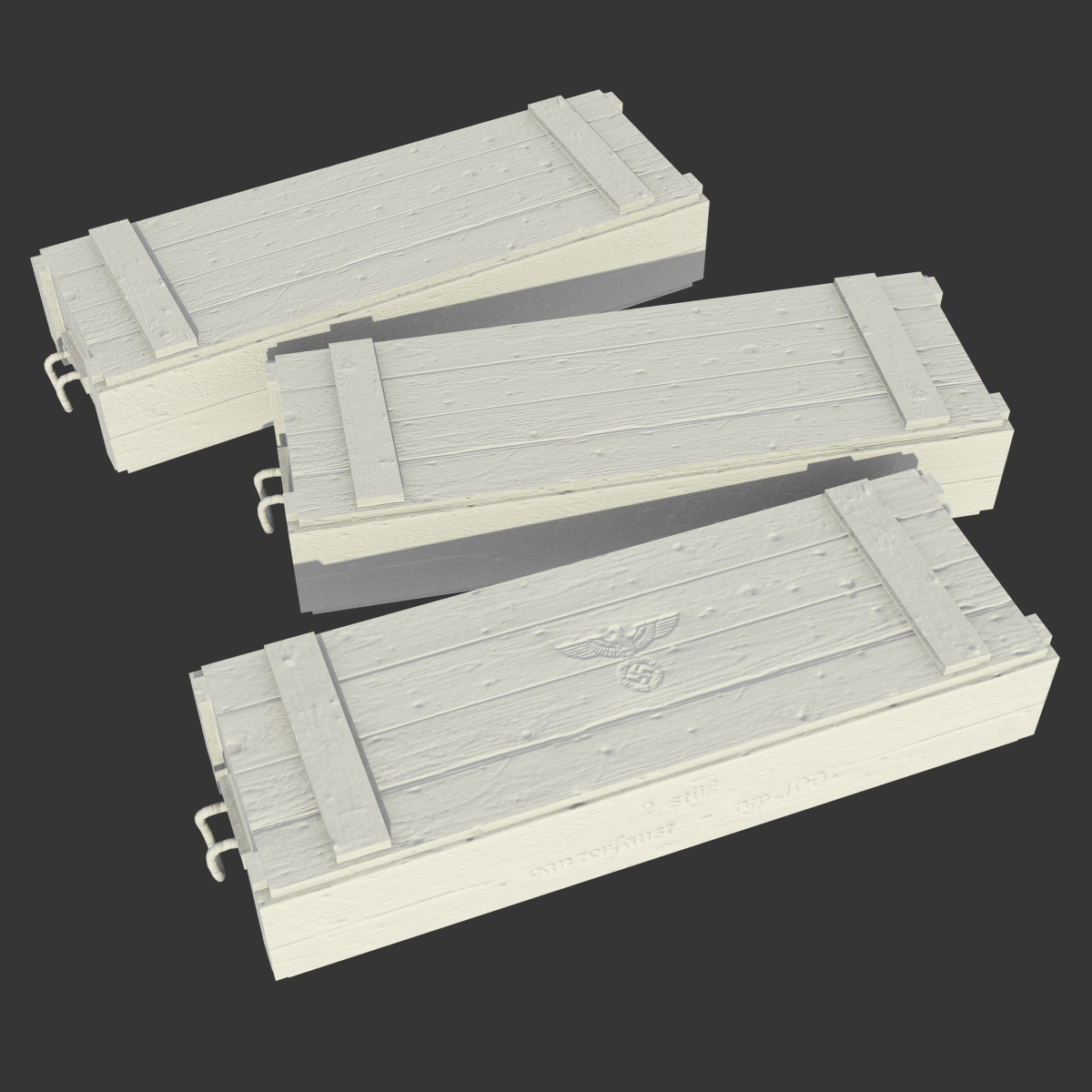 3ds max military crates wwii army