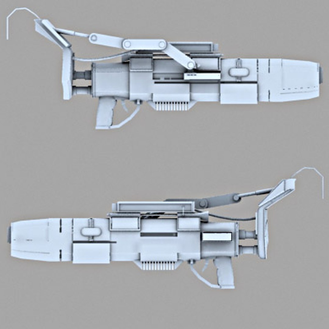 3d model plasma gun