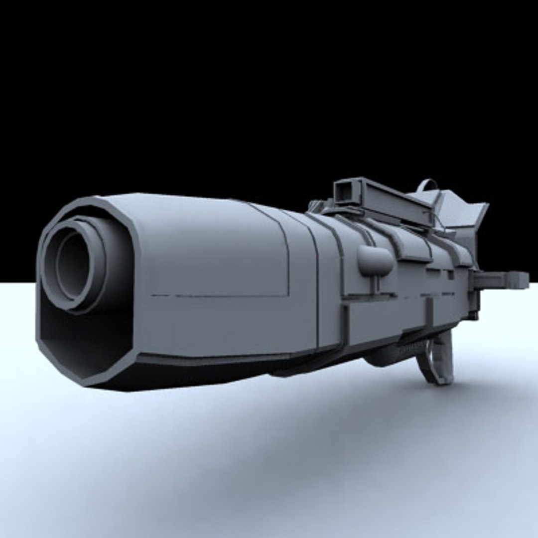 3d model plasma gun