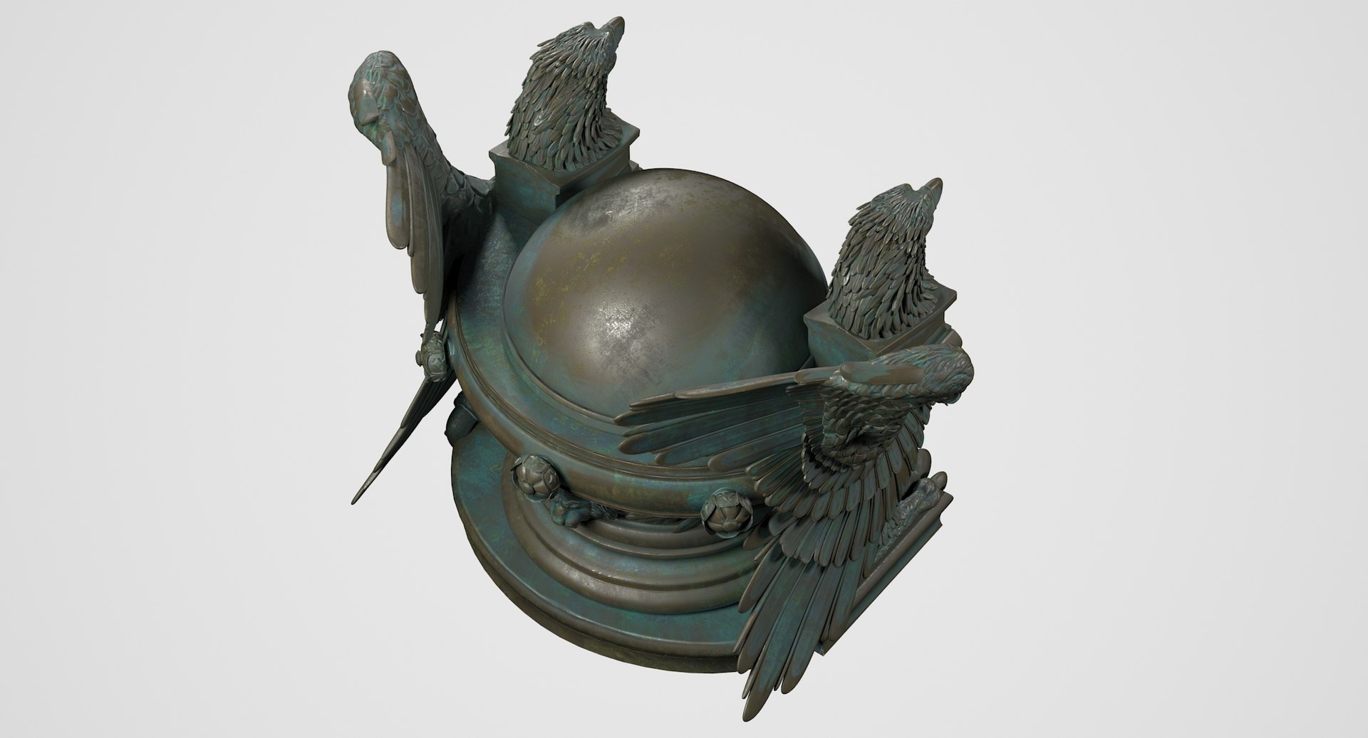 3d Model Statue Base