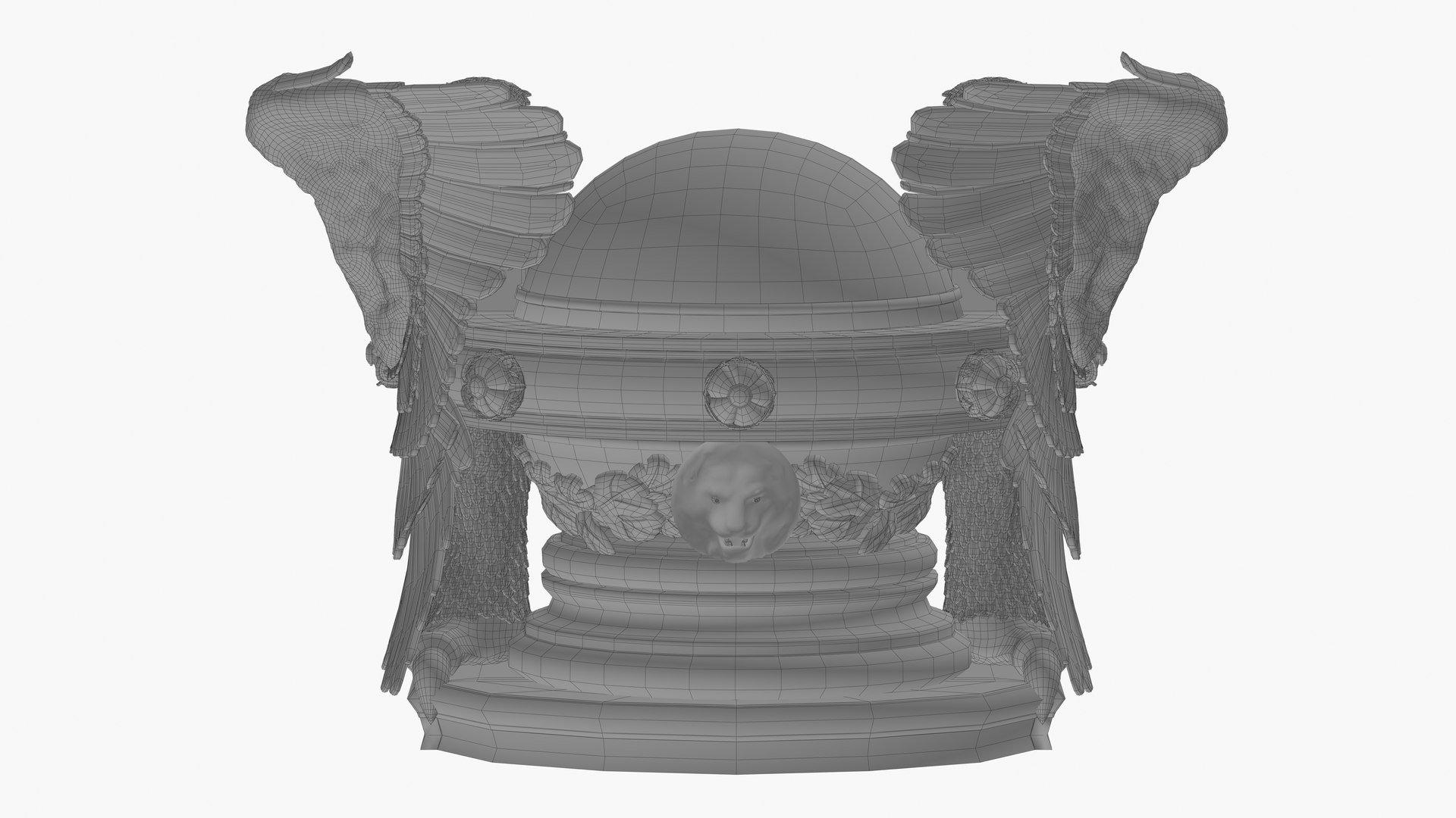 3d Model Statue Base