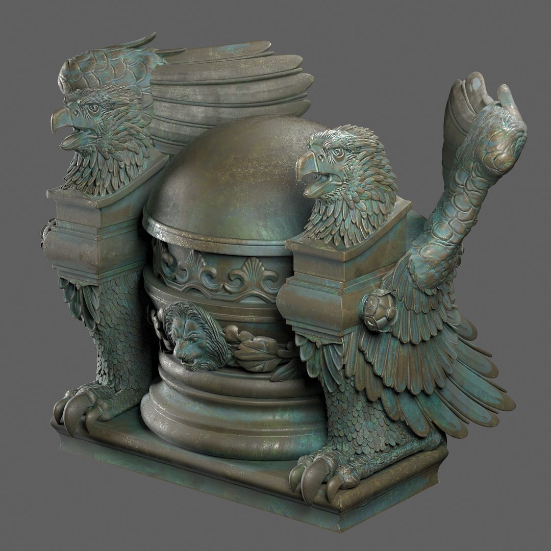3d Model Statue Base