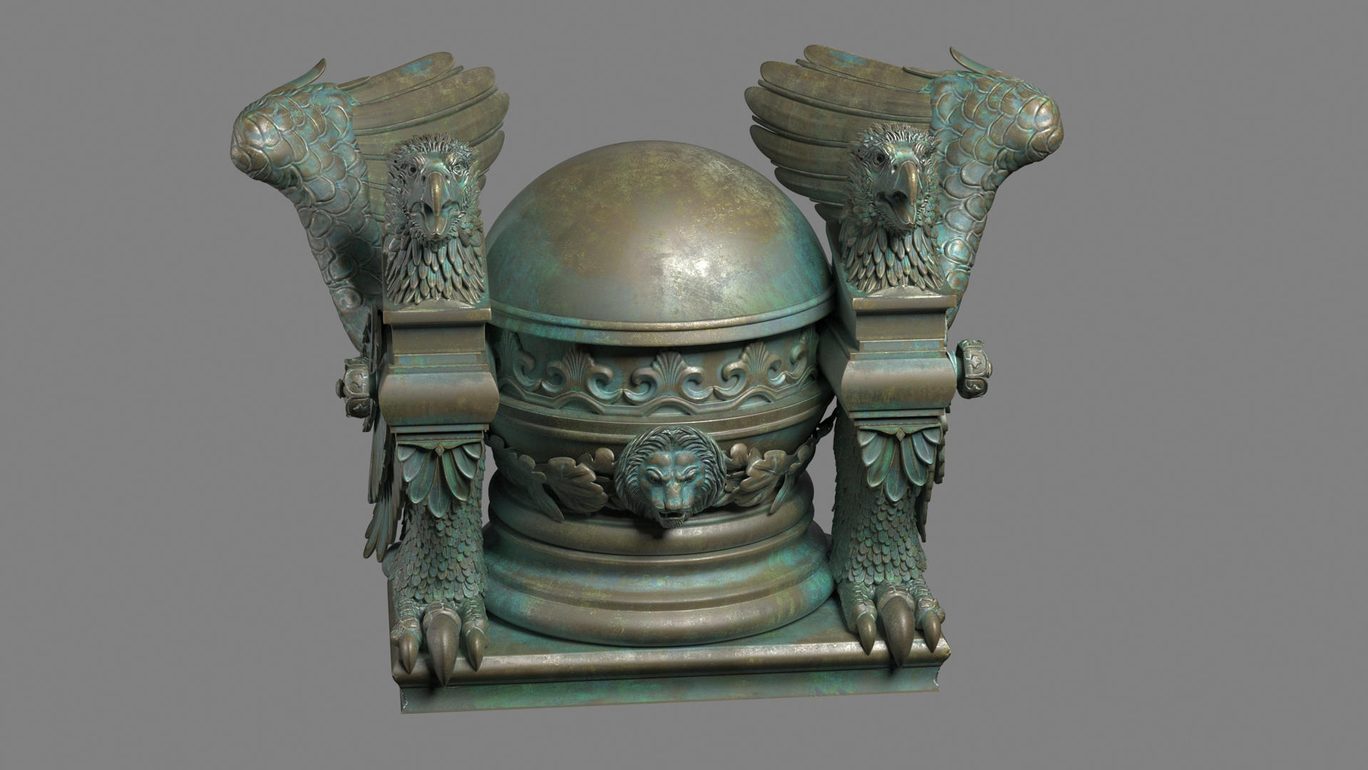 3d Model Statue Base