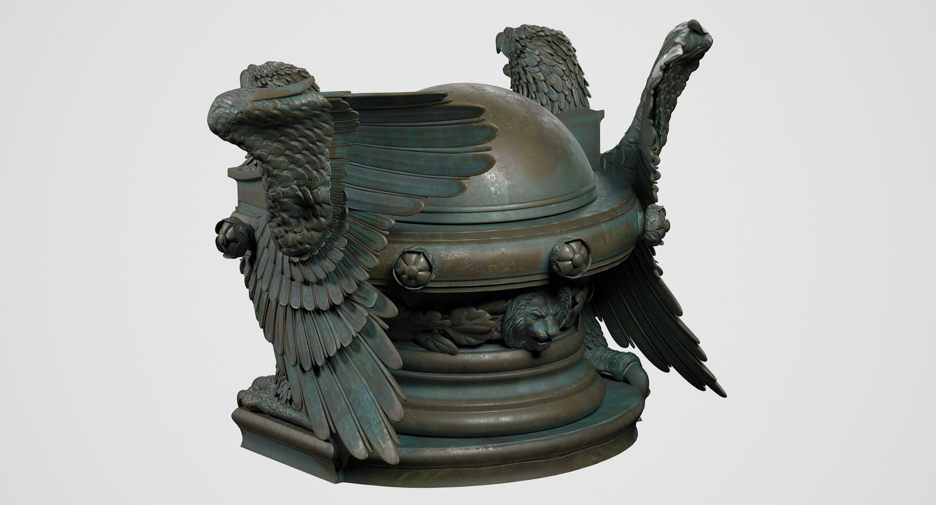 3d Model Statue Base