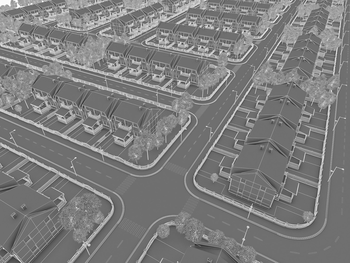 3D model Neighborhood House P01 - TurboSquid 1751314