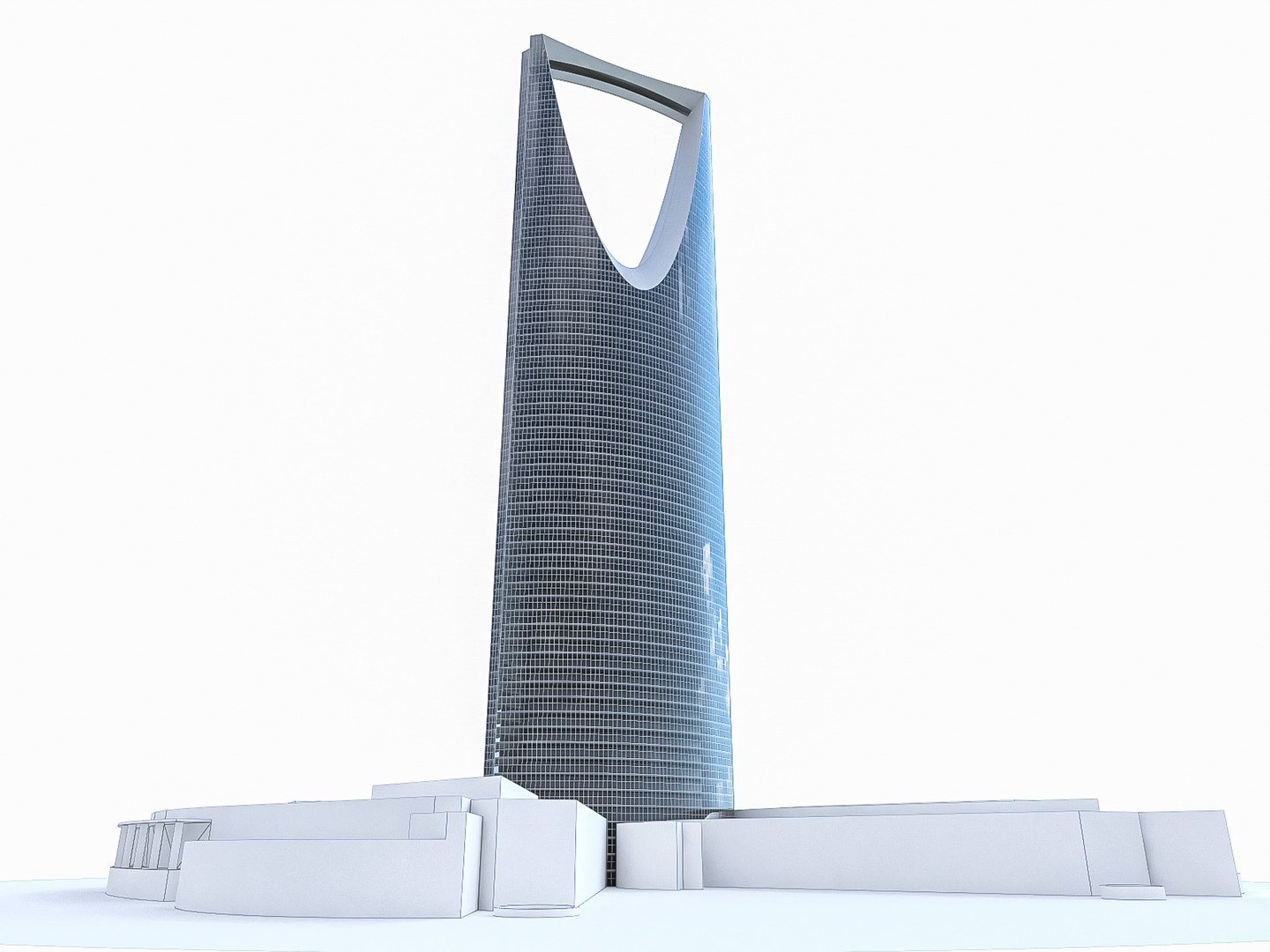 3D Model Kingdom Centre Tower - TurboSquid 1751225