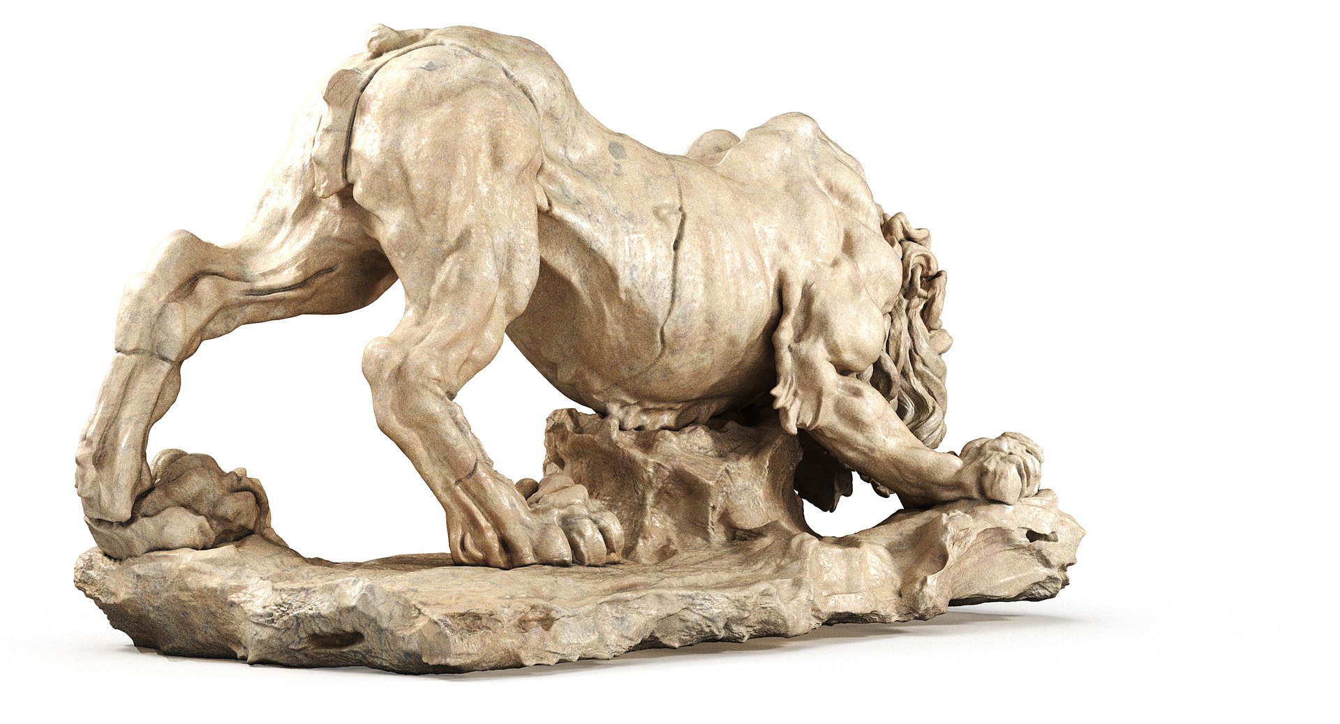 Lion - Bernini Sculpture 3d Model