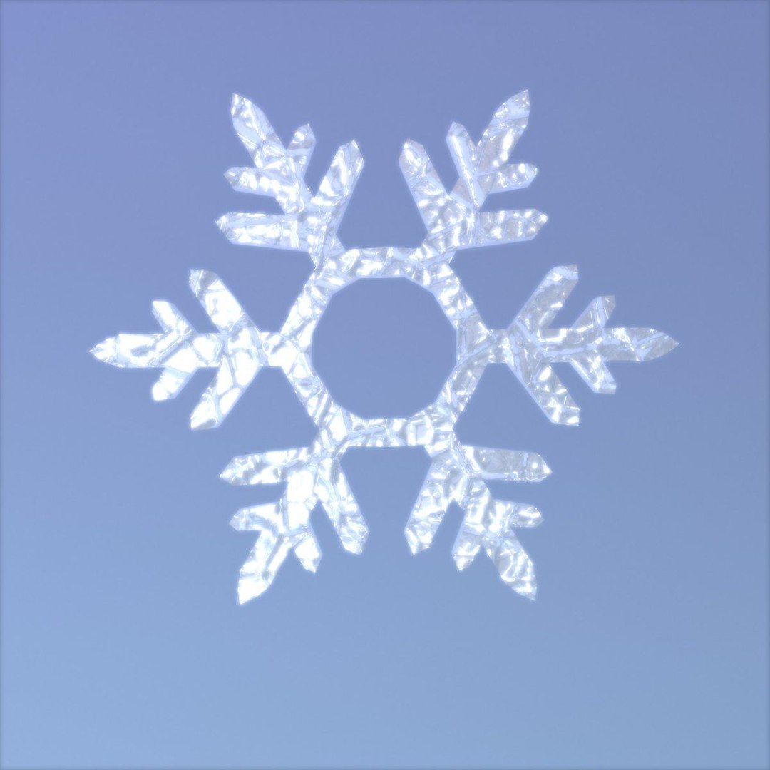 Snow Flake 3d Model