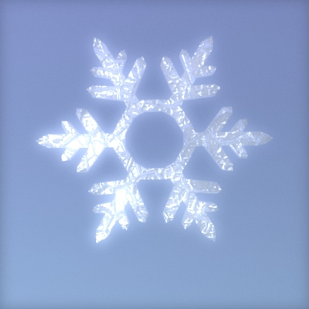 Snow Flake 3d Model