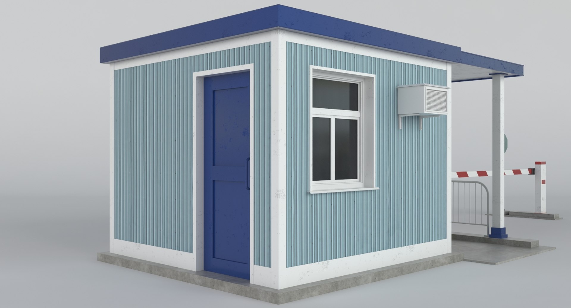 3D Security Post - TurboSquid 1297025