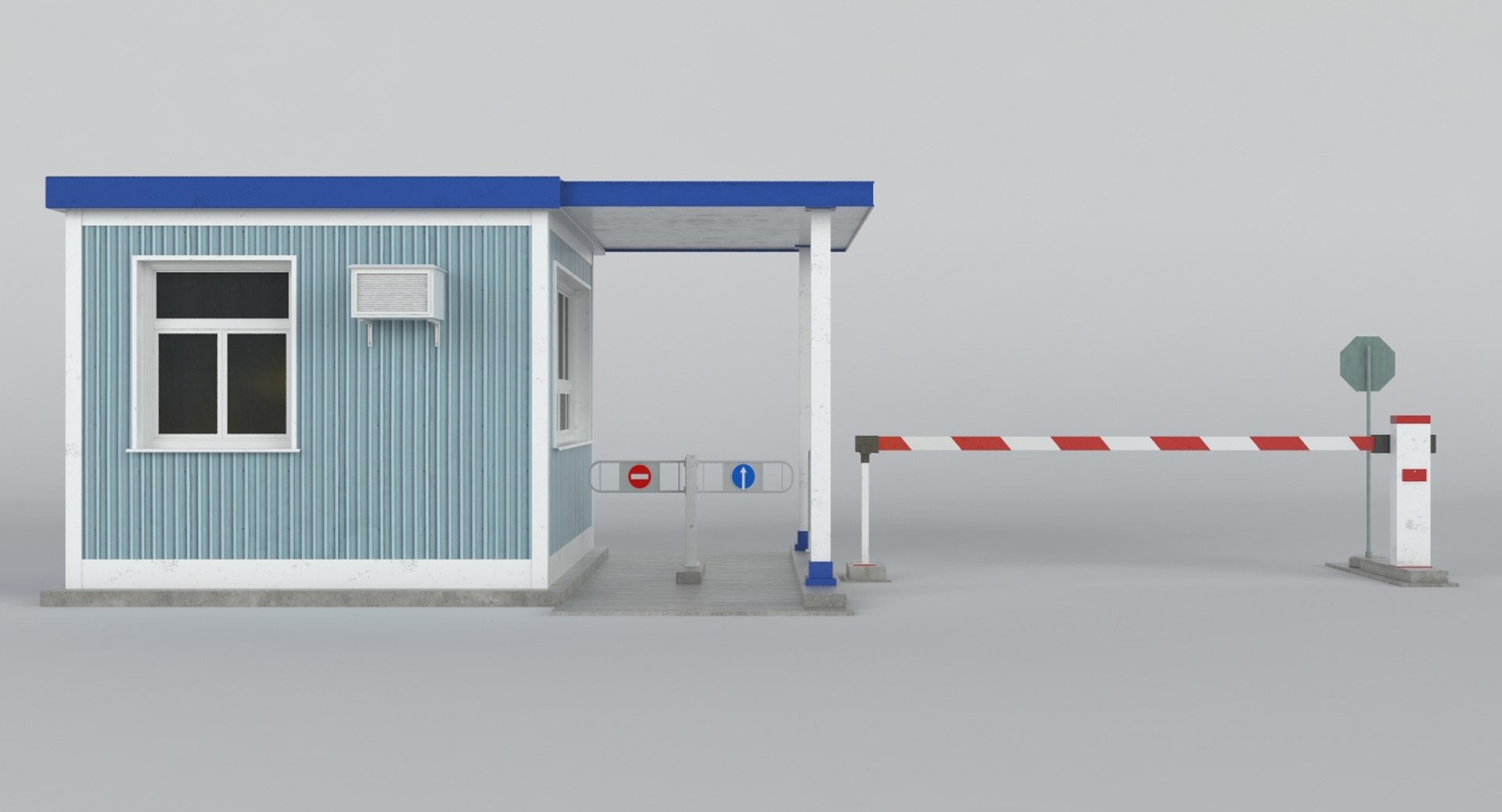 3D Security Post - TurboSquid 1297025