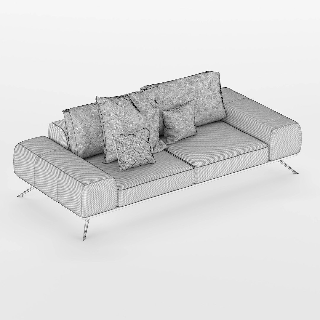3D Model Sofa Kler Figaro Uno - TurboSquid 1723981