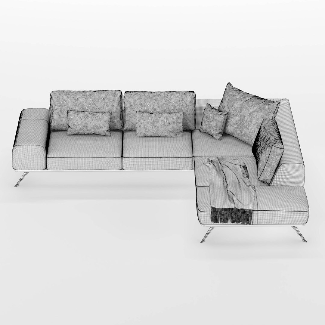 3D Model Sofa Kler Figaro Uno - TurboSquid 1723981